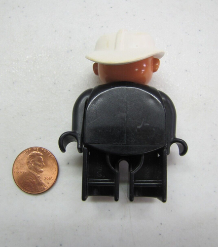 Lego Duplo Firefighter Fire Chief Fireman For Firetruck 2.5" Mustache ...