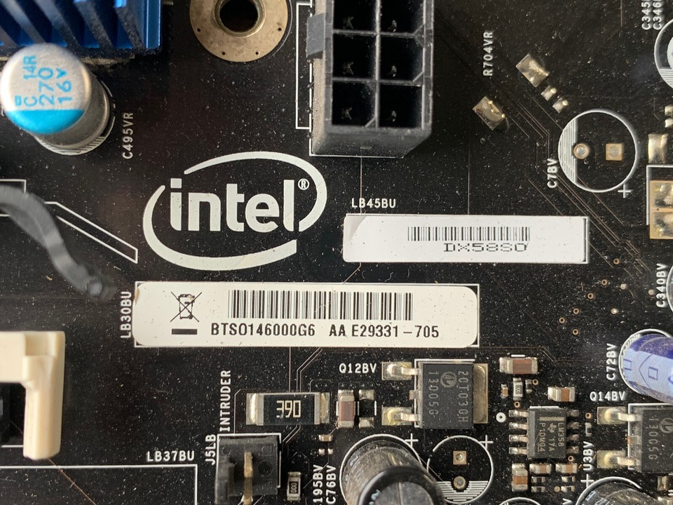Intel E210882 Desktop Integrated Motherboard with I/O Shield | Tested ...