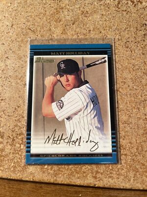 2002 Bowman Baseball #287 Matt Holliday Rookie | eBay
