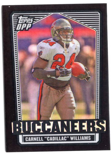 2007 TOPPS DPP REFRACTOR CARNELL CADILLAC WILLIAMS #47 TAMPA BAY ...