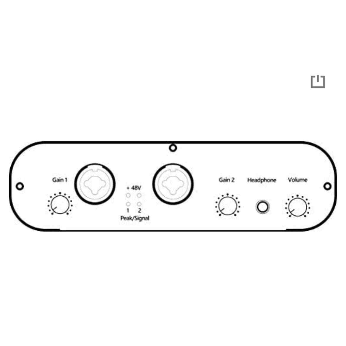 Audiolink III USB Audio Interface 2 Input Phantom Power Audiolink III ...