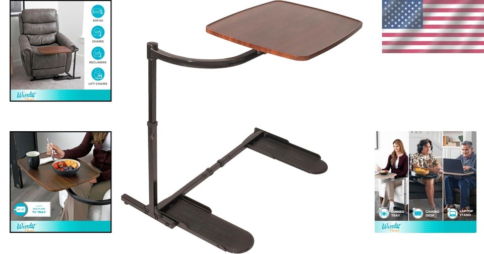 Wonder Tray: Adjustable Swivel Table for Ultimate Comfort and ...
