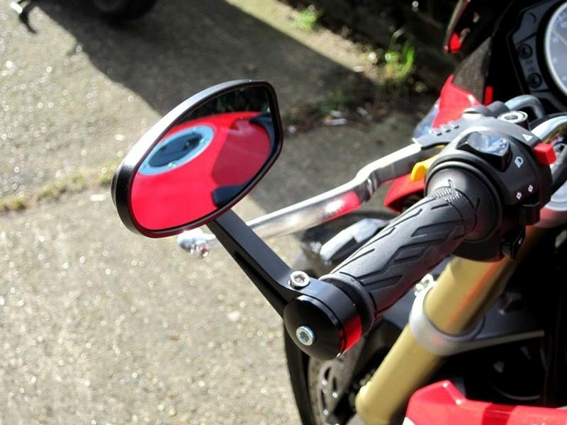 7/8" Handlebar Bar End Mirrors For Honda CB500F CB650F CB300F Kawasaki ...