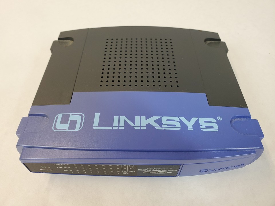 Linksys EtherFast Cable/DSL Router IOB W/ Port 8 Switch IOB | eBay