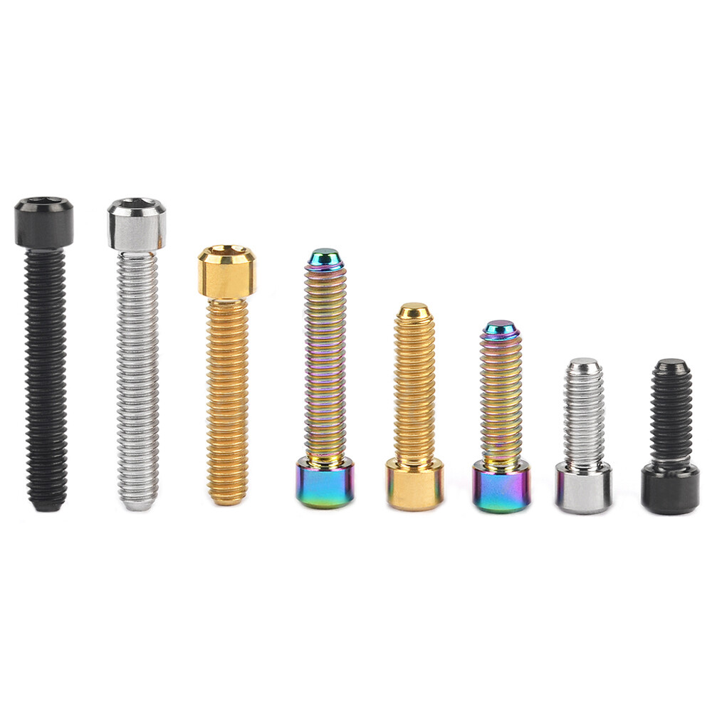 Titanium Ti M4x10-25mm Small Head Srews Bicycle Shifter H/L Adjustment ...