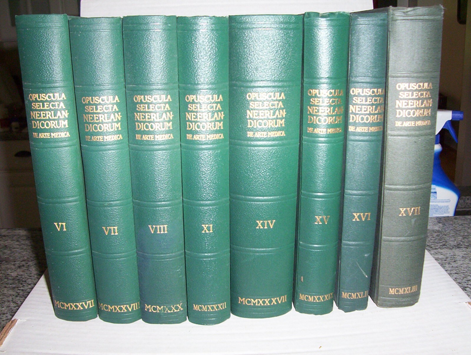 8 Vols 1927 - 1942 "CLASSICAL WORKS OF DUTCH MEDICINE" - Dutch Language ...