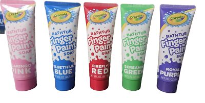 45- Crayola Bathtub Fingerpaint Soap Variety Pack 3 oz Finger Paint ...