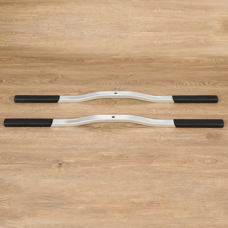 Aluminum Snowmobile Trailer Ski Tie Down Hold Down Bars W/Black Boots ...