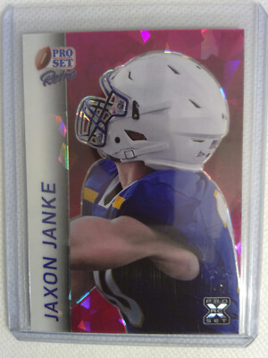 2024 Pro Set Retro Pink Crystal Jaxon Janke #1/5 RC Rookie #RB-124 | eBay
