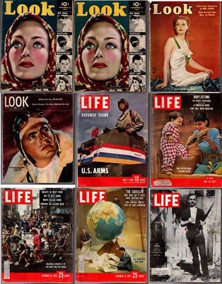 SALE: 9 issues LOOK and LIFE Magazines 1937-1964 | eBay