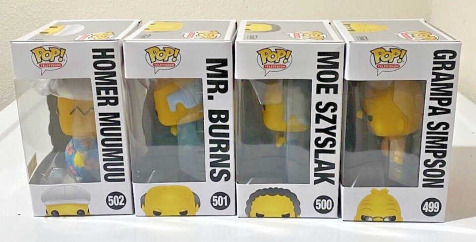 Funko POP! The Simpsons [#499, 500, 501, 502] NEW Lot of 4 | eBay