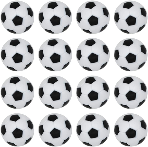 32Mm Foosball Balls - 16Pcs, Official Mini Table Footballs, Black ...