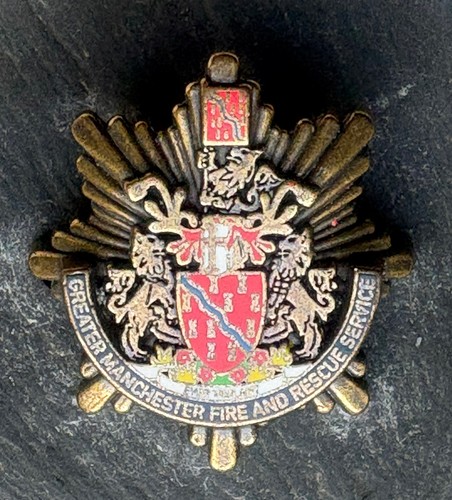 ORIGINAL OBSOLETE GREATER MANCHESTER FIRE and RESCUE SERVICE FIRE ...