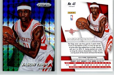 Jason Terry 2014-15 Panini Prizm Blue and Green Mosaic Prizms #45 ...