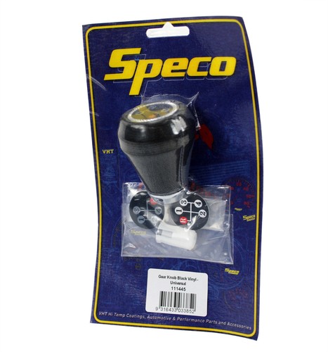 Speco Universal Black Vinyl Gear Shift Knob - Multiple Shift Pattern ...