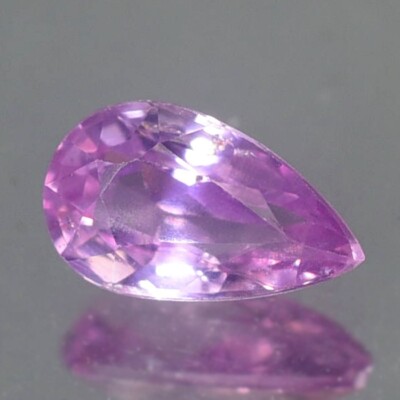 0.55CT STUNNING AA UNHEATED PEAR BURMESE PINK SAPPHIRE NATURAL | eBay