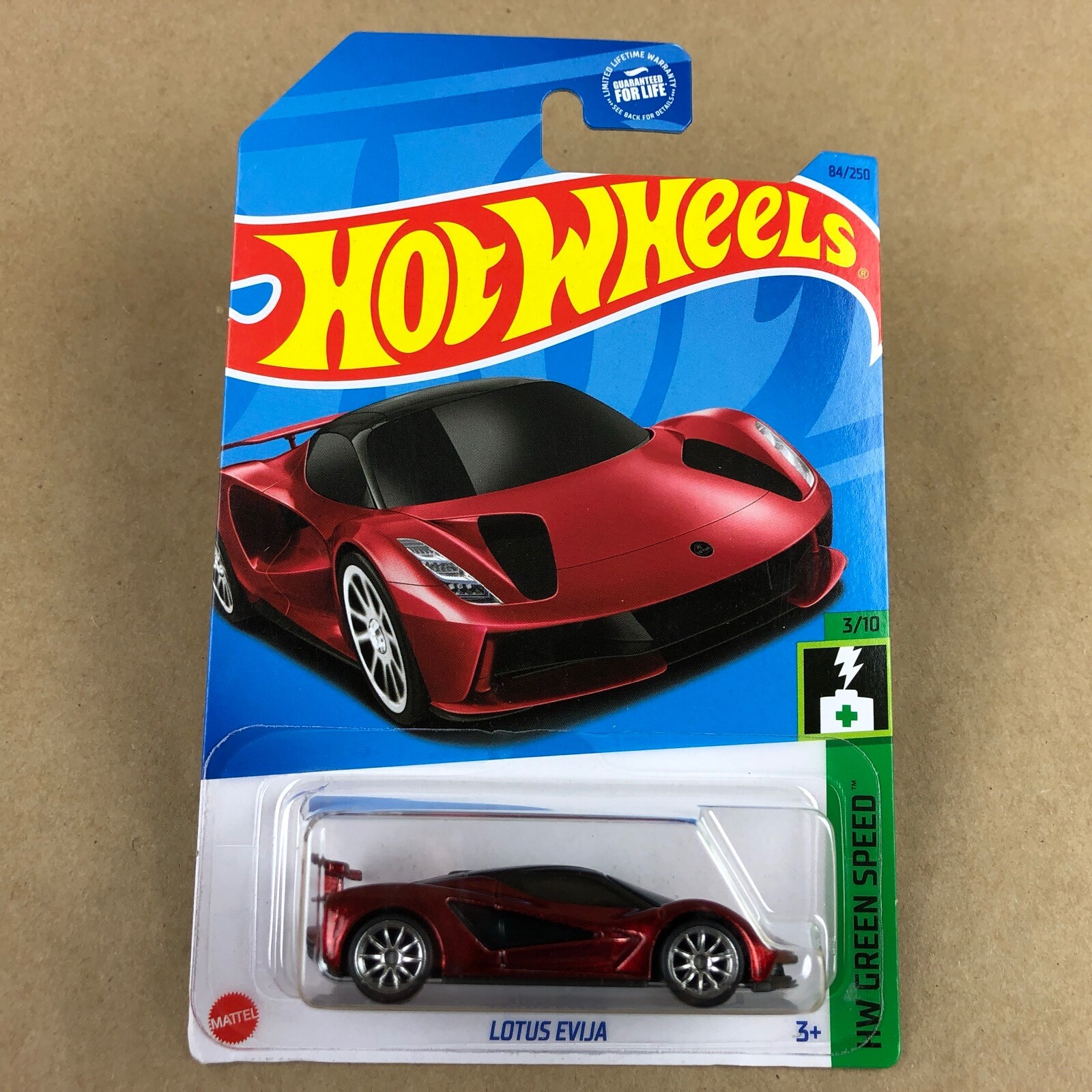 2023 Hot Wheels Super Treasure Hunt Lotus Evija Red 84/250 1:64 Diecast ...