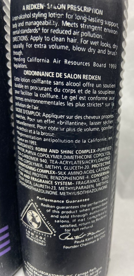 2 redken soft design styling glaze 8.5oz ea scuffed bottles | eBay