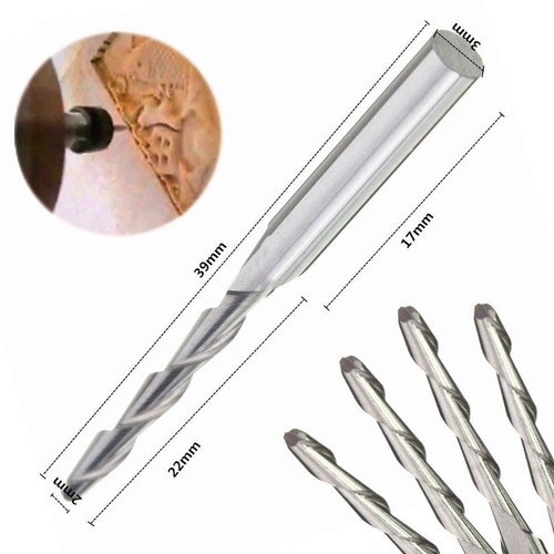 Top Notch Solid Carbide 2mm Dia Spiral Ball Nose End Mill for CNC ...