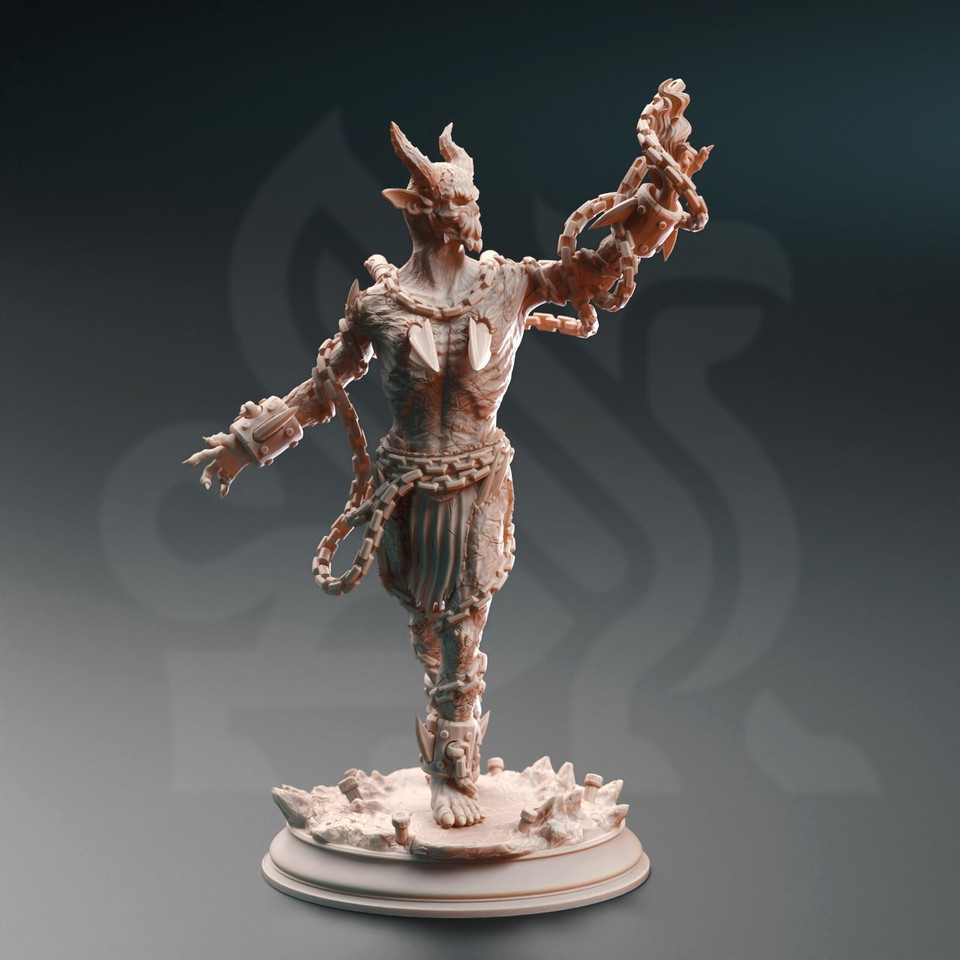 Chain Devils of the Nosmeni Infernal Demon Miniature | D&D DnD | eBay