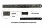 Set of 2 PREMIUM Steel Rulers 12 inch 6 inch Metric CM Imperial School ...