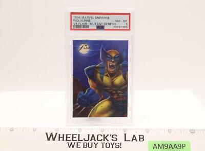 Wolverine Mutant Genesis PSA GRADED 8 1994 Flair Marvel Annual Trading ...