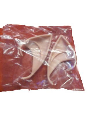 Elf Ears Pointed Pixie Rubber Latex Prosthetic Tips Cosplay Halloween ...