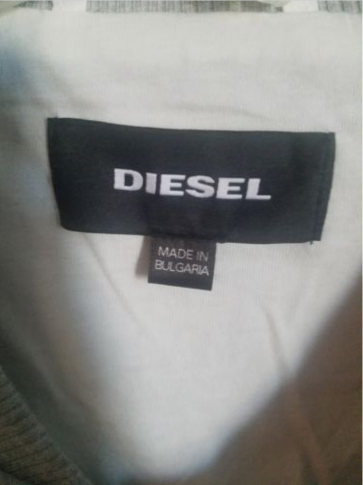 Diesel BOMBER JACKET LIGHT GREY Coat Italy - Gem