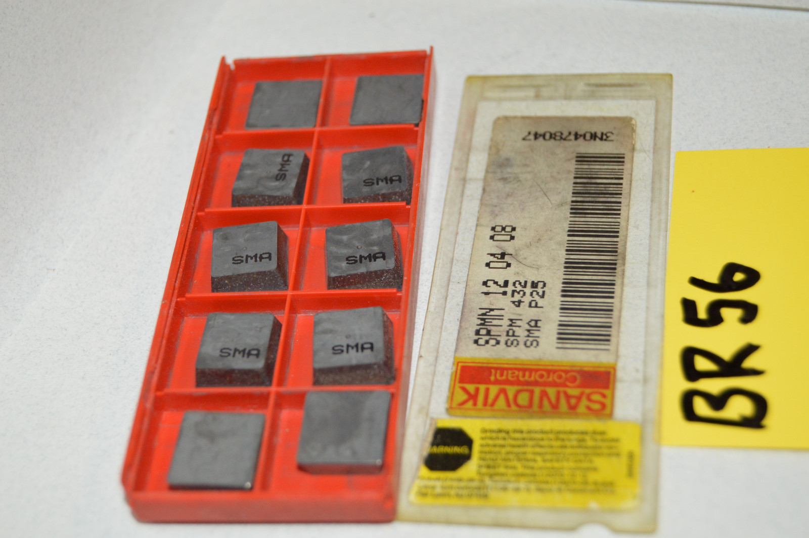 10 pc Sandvik SPMN 12 04 08 SPM 432 Carbide Inserts SMA P25 Grade | eBay