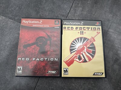 Red Faction + Red Faction II (Black Label) (PlayStation 2 PS2 ...