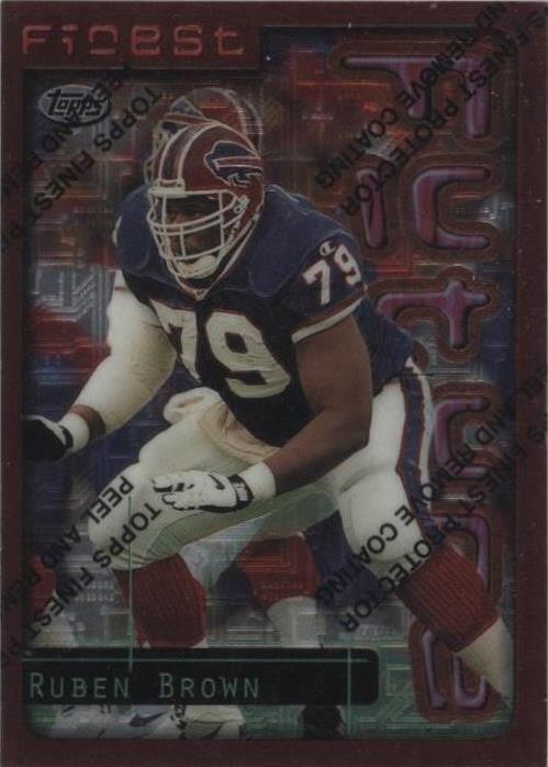 1996 Topps Finest - Ruben Brown #171 for sale online | eBay