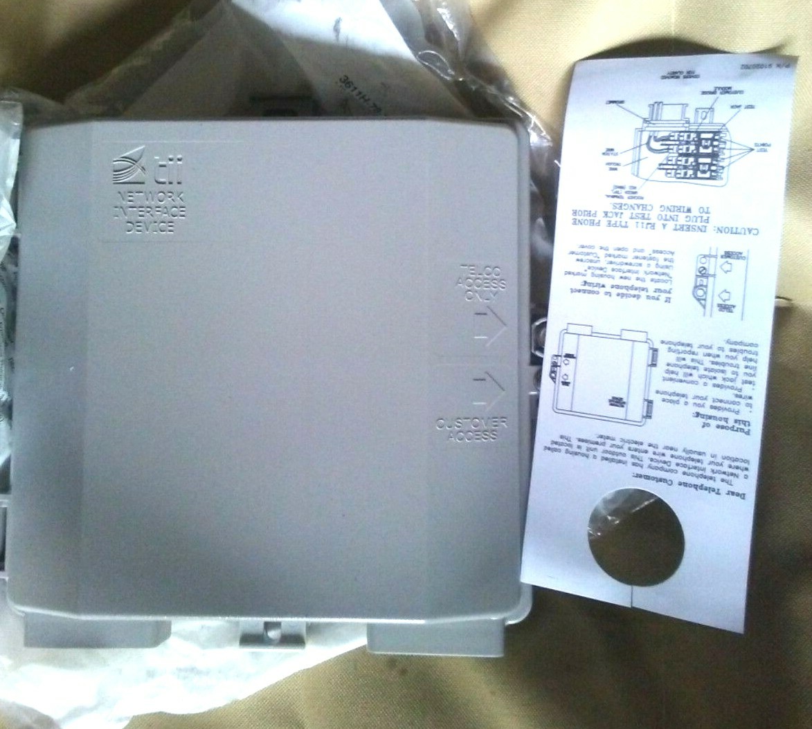 TII Network Technologies 3611h-78-1l00 Network Interface Device, NEW | eBay