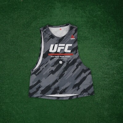 Reebok UFC Grey Women's Bushido Print Tank Top | eBay