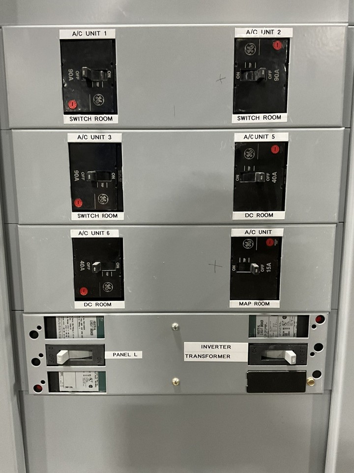 GE 600 Amp 480V 3P 4W Panelboard Switchboard 6770360B05 🟦 | eBay