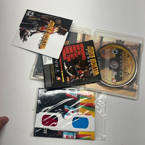 DUKE NUKEM FOREVER & 3D Poster + Glasses RARE STORE EXCLUSIVE PS3 ...