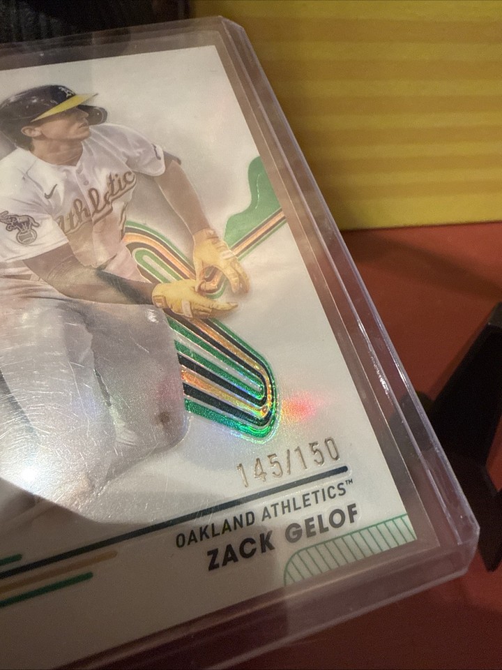 2024 Topps Pristine Zack Gelof #101 Green Refractor /150 (RC) Mint ...