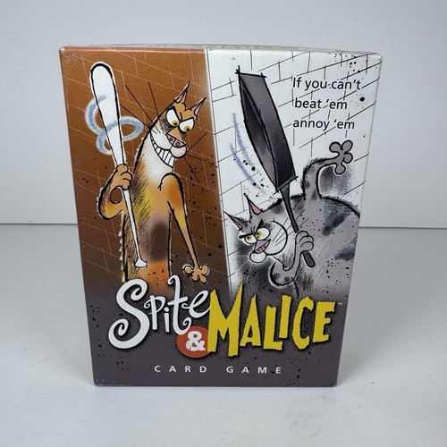 Spite & And Malice Card Game Double Deck Complete Sealed Cards Open Box ...