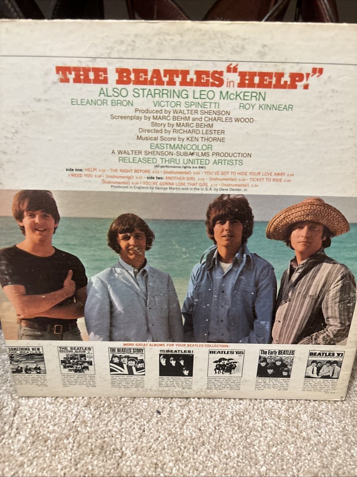 The Beatles Help! Vinyl LP Record Capitol Records | eBay