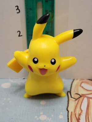 2013 Deco Pac 3.5" Pokemon Pikachu Cake Topper Figure Nintendo Light Up ...