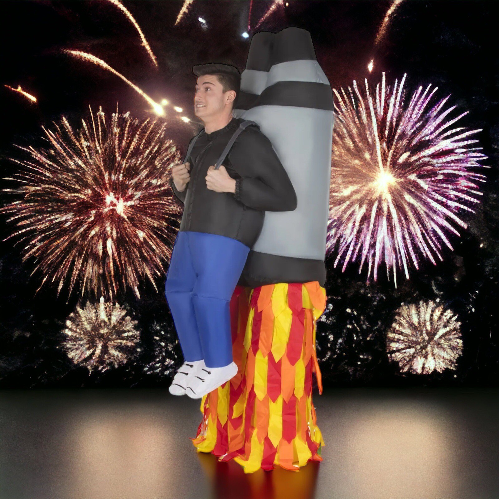 Inflatable Jetpack Costume Rocket Morph Space Suit Ha… - Gem