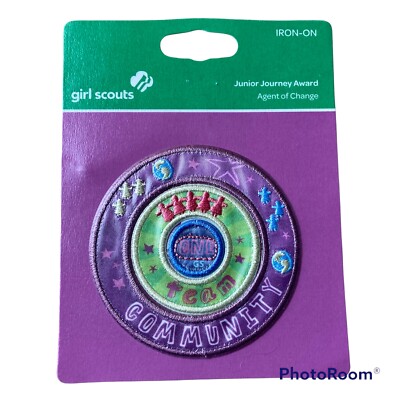 1 GIRL SCOUTS JUNIOR JOURNEY BADGE *AGENT OF CHANGE* NEW & SEALED | eBay