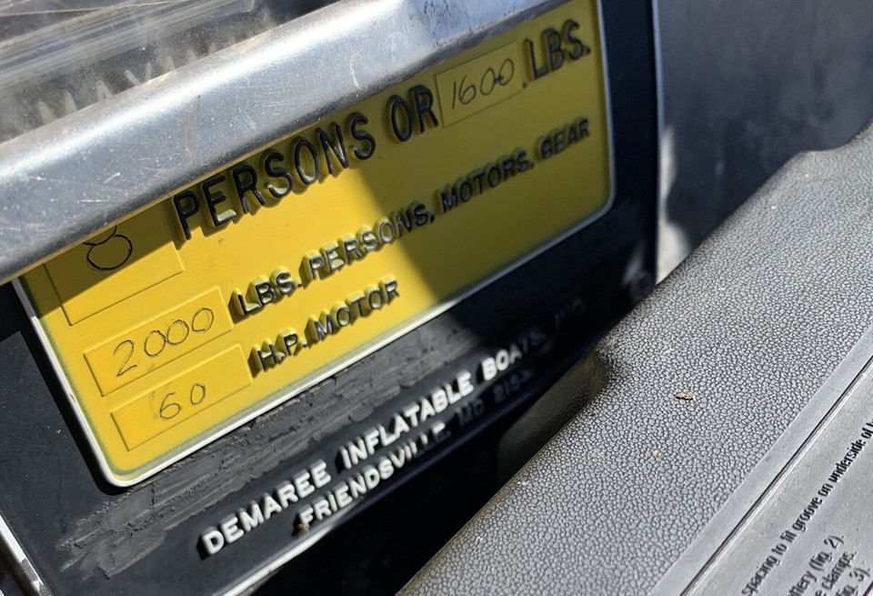 DEMAREE inflatable boats DIB 17 Ft Sea Sled Rescue White Water ...