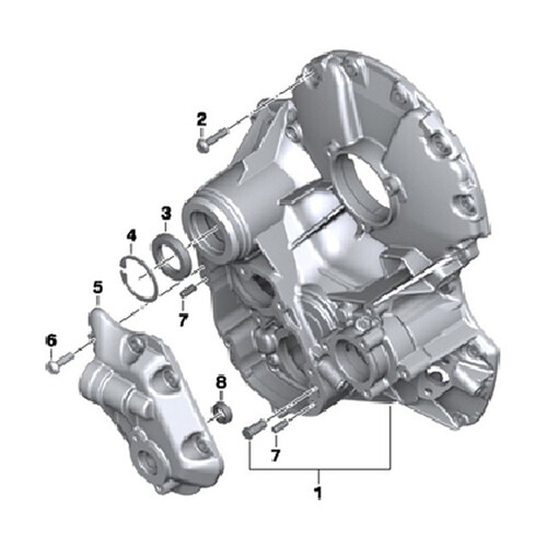 BMW R1250GS K50 K51 2017-2020 Getriebe Inbus Rostfrei Schraubensatz nr ...
