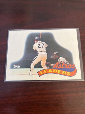 1989 Topps Houston Astros Team Leaders #579 Glenn Davis NM-MINT | eBay