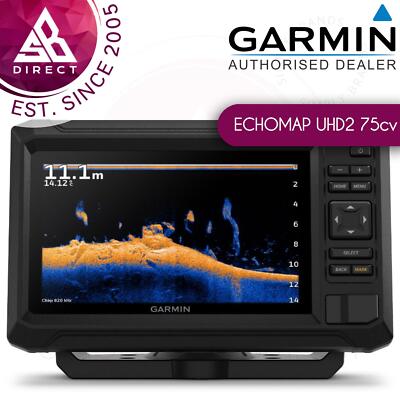 Garmin ECHOMAP UHD2 75cv 7" Marine Chartplotter│Traditional & ClearVu ...