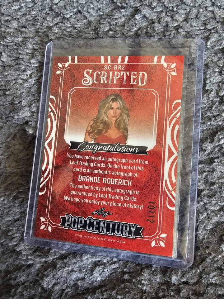 2024 Leaf Pop Century - Brande Roderick (Baywatch) Autograph #10 / 12 ...