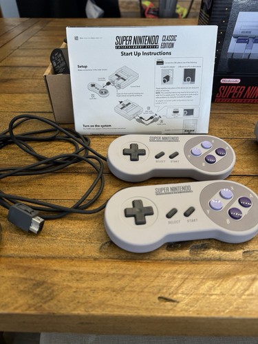 Super Nintendo Classic Mini Entertainment System SNES Included 21 Games ...