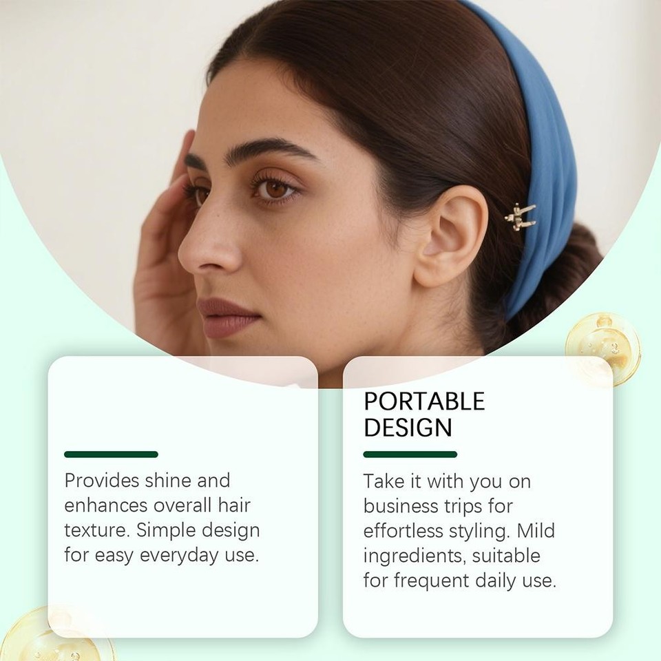 Portable Moisturizing Hair Wax Stick Non-greasy Anti Frizz Shaping Hair ...