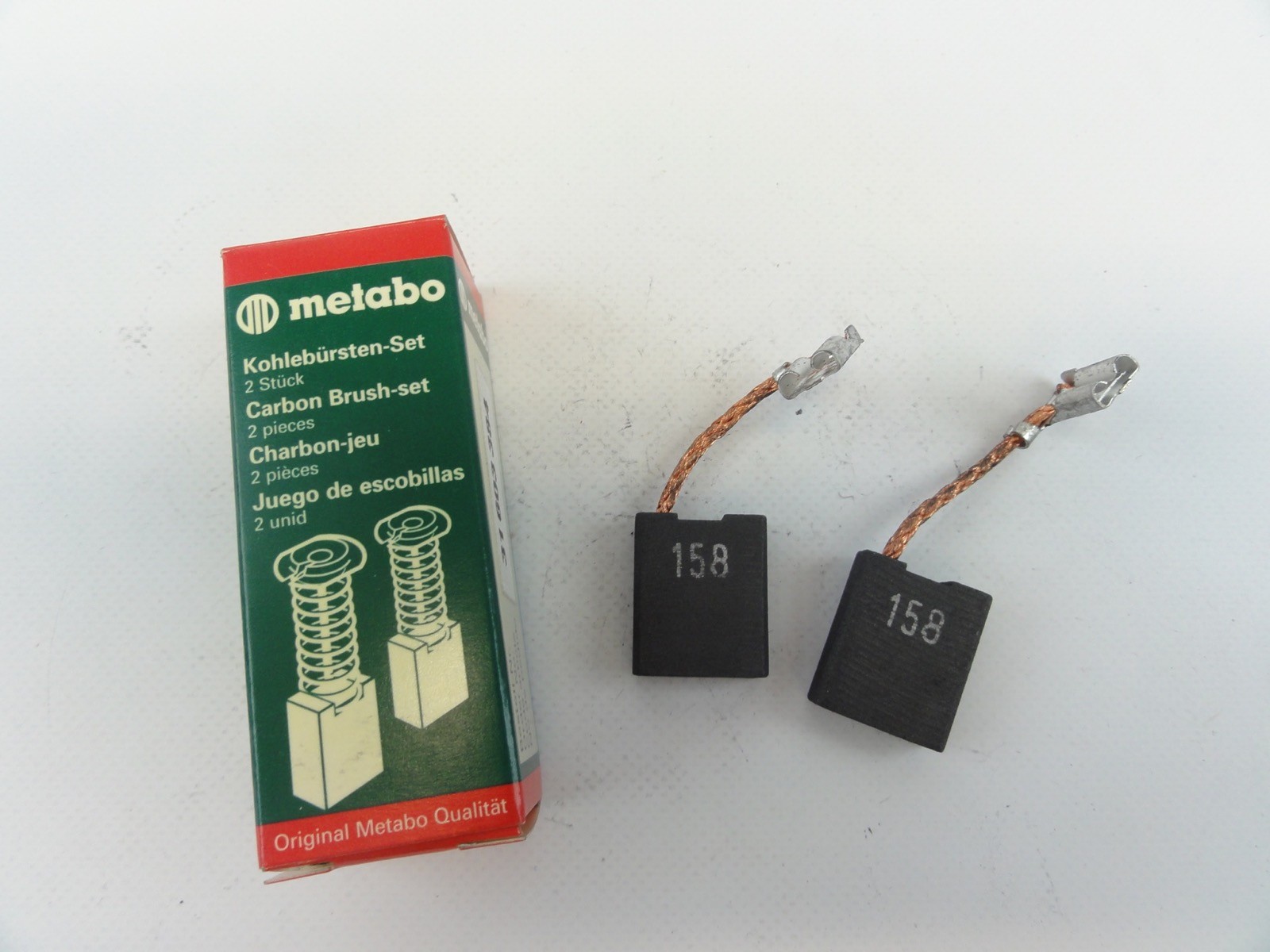 Metabo #316033840 New Genuine Carbon Brush Set for W2230 W2280 W2530 ...