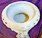 Vintage Angel Plant Stand Tall solid cast Aluminum Italian style tall ...